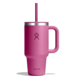 Hydro Flask Thermobecher "All Around Travel Tumbler in den Gr&ouml;&szlig;en 24 oz/ 32 oz / 40 oz", &Oslash; 10,02 x 29,34cm, 946ml, 1 tlg., gr&uuml;n, Trinkgef&auml;&szlig;e, Thermo