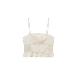 Mango Top 'Perla' female White size S