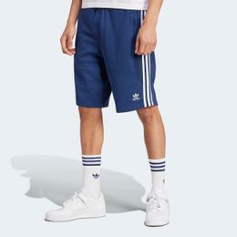 Herren Shorts "ADICOLOR 3-STREIFEN", blau, Gr. S, adidas originals, Obermaterial: 100% Baumwolle, Hosen, Drei Streifen Sweat Shorts aus weichem