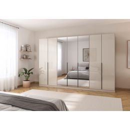 Dreht&uuml;renschrank OTTO HOME, B:315cm H:210cm T:54cm, beige, Holzwerkstoff, Schr&auml;nke, "Kleiderschrank Kleiderschr&auml;nke Schrank Garderobe AGORDO mit