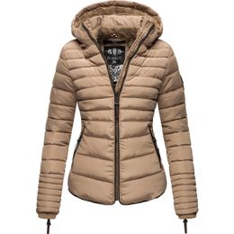 Marikoo Damen Winterjacke "Amber", grau, Gr. XXL, Obermaterial: 100% Polyester; Futter: 100% Polyester; Wattierung: 100% Polyester; &Auml;rmelfutter: 100%