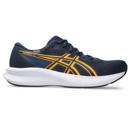 asics Herren Laufschuh "PATRIOT 14", Gr. 45midnight, yamabuki, Synthetik, Schuhe, atmungsaktives Mesh-Obermaterial, Energiegeladene Mittelsohle