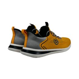 Bugatti Herren Slip-On Sneaker, Gr. 43, gelb, Textil, Schuhe, Freizeitschuh, Halbschuh, Slip in mit leichter Laufsohle