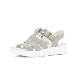 Gabor Damen Plateausandaletten "Plateau Sandale", Gr. 43, beige, Schuhe