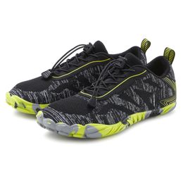 John Devin Damen Sneaker "Freizeitschuh, Halbschuh, Turnschuh, Barfu&szlig;schuh", Gr. 44, schwarz, Obermaterial: 90% Textilmaterial, 10% Lederimitat.