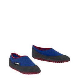 Falke M&auml;dchen Haussocken "Cosyshoe", Gr. 23, blau, Obermaterial: 90% Schurwolle, 10% Polyamid, unifarben, Socken, mit Noppendruck atmungsaktiv,