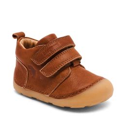 Lauflernschuh bisgaard "barefoot carter", Baby, Gr. 26, cognac, Leder, Schuhe Lauflernschuh, Klettstiefel f&uuml;r Laufanf&auml;nger, Gr&ouml;&szlig;enschablone zum Download