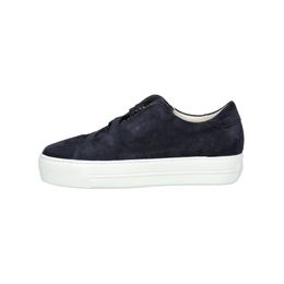 Paul Green Damen Schn&uuml;rschuh "Paul Green Halbschuhe Veloursleder", Gr. 38,5, blau, Veloursleder, Schuhe