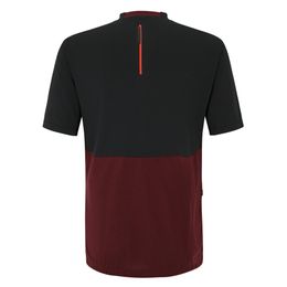 Ziener Herren Radtrikot "NARIUS-Z", rot, Gr. 60, Obermaterial: 85% Polyester, 15% Baumwolle. Obermaterial 2: 100% Polyester, Trikots