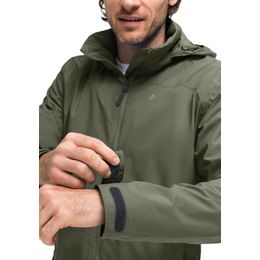 Maier Sports Herren Regenjacke "Metor rec M", gr&uuml;n, Gr. 23, 100% Polyester, Jacken, Herren Jacke mit Kapuze, Windjacke wasserdicht atmungsaktiv, Reg.