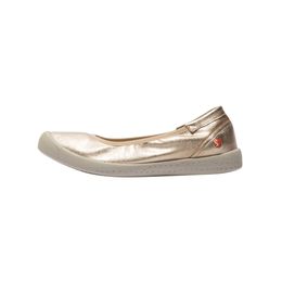 Softinos Damen Ballerina "Softinos Ballerinas Leder", Gr. 38, rosa, Leder, Schuhe