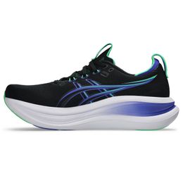 asics Herren Laufschuh "GEL-NIMBUS 28", Gr. 49, schwarz, Synthetik, Schuhe, mit Knit-Obermaterial, mit FF BLAST PLUS D&auml;mpfung