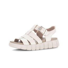 Gabor Damen Plateausandaletten "Plateau Sandale", Gr. 38, beige, Schuhe