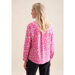 Seidensticker Damen Hemdbluse, pink, Gr. 36, gemustert, 100% Viskose, Blusen, 1/1 Kragen Druck