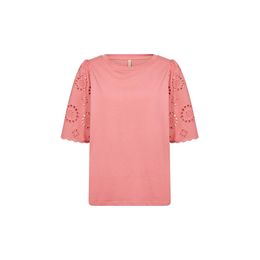 soyaconcept Damen Blusentop "Soya Concept Shirt SC-LORAINE"4390 rapture rose, Gr. S, Obermaterial: 100% Baumwolle, Blusen