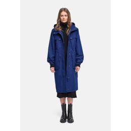 Navahoo Damen Langmantel "Kirschwind 14"navy, Gr. XL, Obermaterial: 100% Polyester. Innenfutter: 100% Polyester. &Auml;rmelfutter: 100% Polyester, M&auml;ntel,