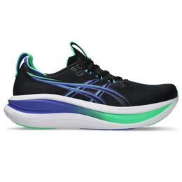 asics Herren Laufschuh "GEL-NIMBUS 28", Gr. 43,5, schwarz, Synthetik, Schuhe, mit Knit-Obermaterial, mit FF BLAST PLUS D&auml;mpfung
