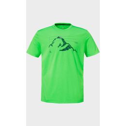 Sch&ouml;ffel Funktionsshirt SCH&Ouml;FFEL "CIRC T Shirt Sulten M", Herren, Gr. 54, 6180, gr&uuml;n, Oberstoff: 100% Polyester, Rundhals, Shirts Funktionsshirt