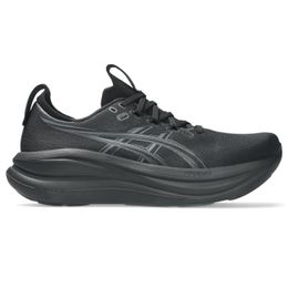 asics Herren Laufschuh "GEL-NIMBUS 28", Gr. 45, schwarz, Synthetik, Schuhe, mit Knit-Obermaterial, mit FF BLAST PLUS D&auml;mpfung