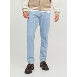 Jack & Jones JACK & JONES Herren Loose-fit-Jeans "JJICHRIS JJORIGINAL SQ 738 NOOS", blau, Gr. 30, unifarben, Denim/Jeans, Obermaterial: 100% Baumwolle, Jeans, mit
