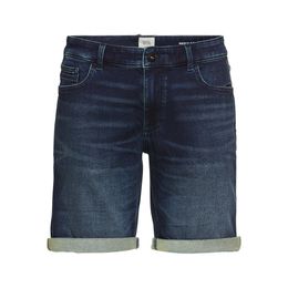 Camel Active Herren Bermudas, blau, Gr. 34, unifarben, Denim/Jeans, Obermaterial: 86% Baumwolle, 13% Polyester, 1% Elasthan, Hosen, Sommerhose im