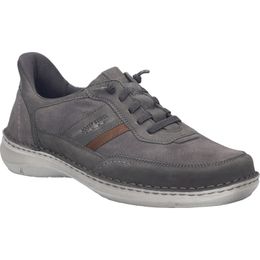 Josef Seibel Herren Schn&uuml;rschuh "New Anvers 26, asphalt-kombi", Gr. 45, grau, Obermaterial: 100% Rindsleder Leather cow., Schuhe