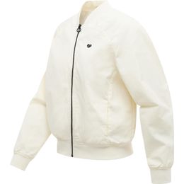 Ragwear Damen Bomberjacke "Yotimo"ivory, Gr. XXL, Obermaterial: 68% Baumwolle, 32% Nylon. Innenfutter: 100% Polyester, Jacken, L&auml;ssige Damen