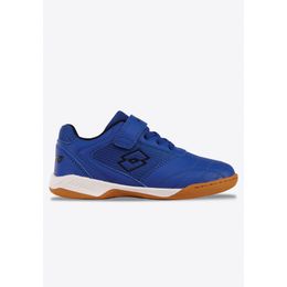 Lotto M&auml;dchen Hallenschuh, Gr. 32, blau, Synthetik, Textil, Schuhe, Indoor Sportschuhe