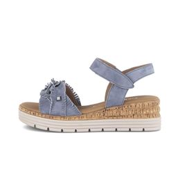 Gabor Damen Plateausandaletten "Plateau Sandale", Gr. 40blau, Schuhe