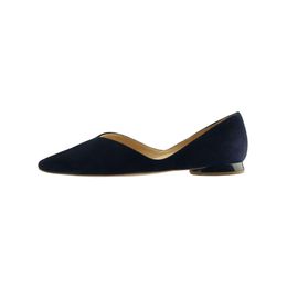 H&ouml;gl H&Ouml;GL Damen Ballerina "H&ouml;gl Ballerinas Veloursleder", Gr. 38dunkelblau, Veloursleder, Schuhe