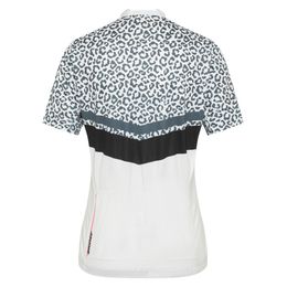 Ziener Damen Radtrikot "NALADIA-Z", wei&szlig;, Gr. 46, Obermaterial: 100% Polyester. Obermaterial 2: 90% Polyester, 10% Elasthan, Trikots