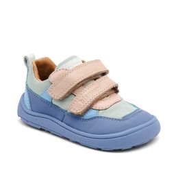 bisgaard Kinder Barfu&szlig;schuh "barefoot elroy", Gr. 22blau, Schuhe, Klettschuh mit bunter Sohle, Gr&ouml;&szlig;enschablone zum Download