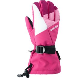 Ziener M&auml;dchen Skihandschuhe "LANI GTX Junior", pink, Gr. 3, Kunstfaser, Handschuhe