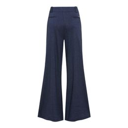 Brax Damen Culotte "Style MARLENE"navy, Gr. 40, Web, 54% Leinen, 44% Lyocell, 2% Elasthan, Hosen