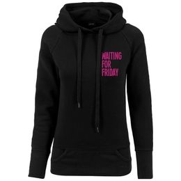 Merchcode Sweatshirt 'Waiting For Friday' female Black size XL