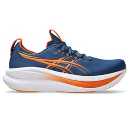 asics Herren Laufschuh "GEL-NIMBUS 28", Gr. 44, blau, Synthetik, Schuhe, mit Knit-Obermaterial, mit FF BLAST PLUS D&auml;mpfung