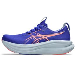 asics Damen Laufschuh "GEL-NIMBUS 28", Gr. 40, blau, Synthetik, Schuhe, f&uuml;r Erwachsene, mit leicht profiliertem Laufsohlenprofil