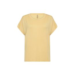 soyaconcept Damen Kurzarmhemd "Soya Concept T-shirt SC_PETRA"3100 sunkissed, Gr. S, Obermaterial: 92% Lyocell, 8% Elasthan, Hemden