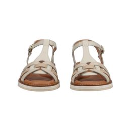Pikolinos Damen Riemchensandale "Pikolinos Sandalen Leder", Gr. 37, beige, Leder, Schuhe