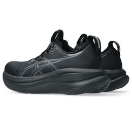 asics Damen Laufschuh "GEL-NIMBUS 28", Gr. 42,5, schwarz, Synthetik, Schuhe, f&uuml;r Erwachsene, mit leicht profiliertem Laufsohlenprofil