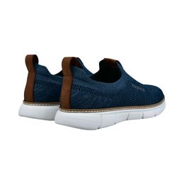Bugatti Herren Slip-On Sneaker, Gr. 42blau, Textil, meliert, Schuhe, Sock-Sneaker, Slipper, Freizeitschuh zum Schlupfen