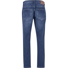 2Y Premium Herren Bequeme Jeans "2Y Premium 2Y MATEO DESTROYED SLIM FIT JEANS"midblau, Gr. 28, unifarben, 98% Baumwolle, 2% Elasthan, Jeans