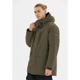 WHISTLER Herren Parka "Bluff", gr&uuml;n, Gr. S, unifarben, 92% Polyester, 8% Elasthan, Jacken, mit wasserdichten Eigenschaften