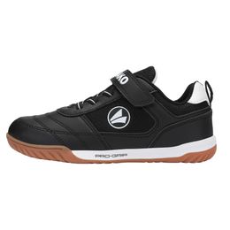 Jako M&auml;dchen Sneaker "J-SH Winger EV", Gr. 37, schwarz, Synthetik, Schuhe, Hallenschuh, f&uuml;r Kinder, Non-Marking, Klettverschluss