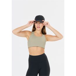 Endurance Damen Sport-BH "Alanie", Gr. Sbeige, 82% Polyester, 18% Elasthan, unifarben, BHs, mit bequemen Cups und Racerback-Design