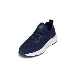 Marc O'Polo MARC O'POLO Damen Sneaker "aus recyceltem Polyester", Gr. 36, blau, Obermaterial: 100% Polyester, unifarben, Schuhe