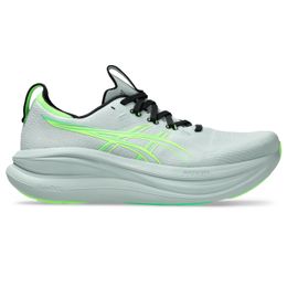 asics Herren Laufschuh "GEL-NIMBUS 28", Gr. 44,5, gr&uuml;n, Synthetik, Schuhe, mit Knit-Obermaterial, mit FF BLAST PLUS D&auml;mpfung