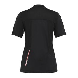 Ziener Damen Radtrikot "NEKTARIA-Z"schwarz, Gr. 42, Obermaterial: 85% Polyester, 15% Baumwolle. Obermaterial 2: 86% Polyester, 14% Baumwolle, Trikots