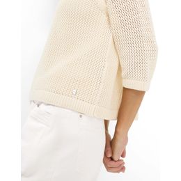 Brax Damen Strickpullover "Style NALA", beige, Gr. 48, Strick, 100% Baumwolle, Pullover