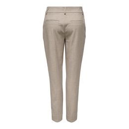 Only CARMAKOMA Damen Anzughose "CARVERONICA-ELLY LIFE HW PANT TLR NOOS", beige, Gr. 44, meliert, Obermaterial: 95% Polyester, 5% Elasthan, Hosen